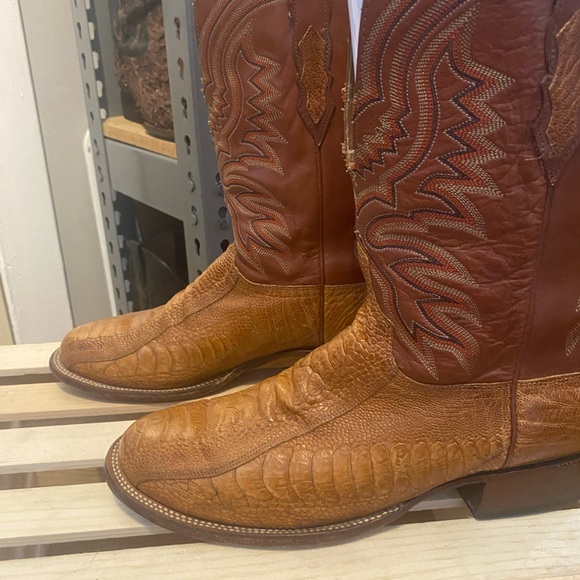 Lucchese | Shoes | Lucchese Ostrich Leg Cowboy Boots | Poshmark